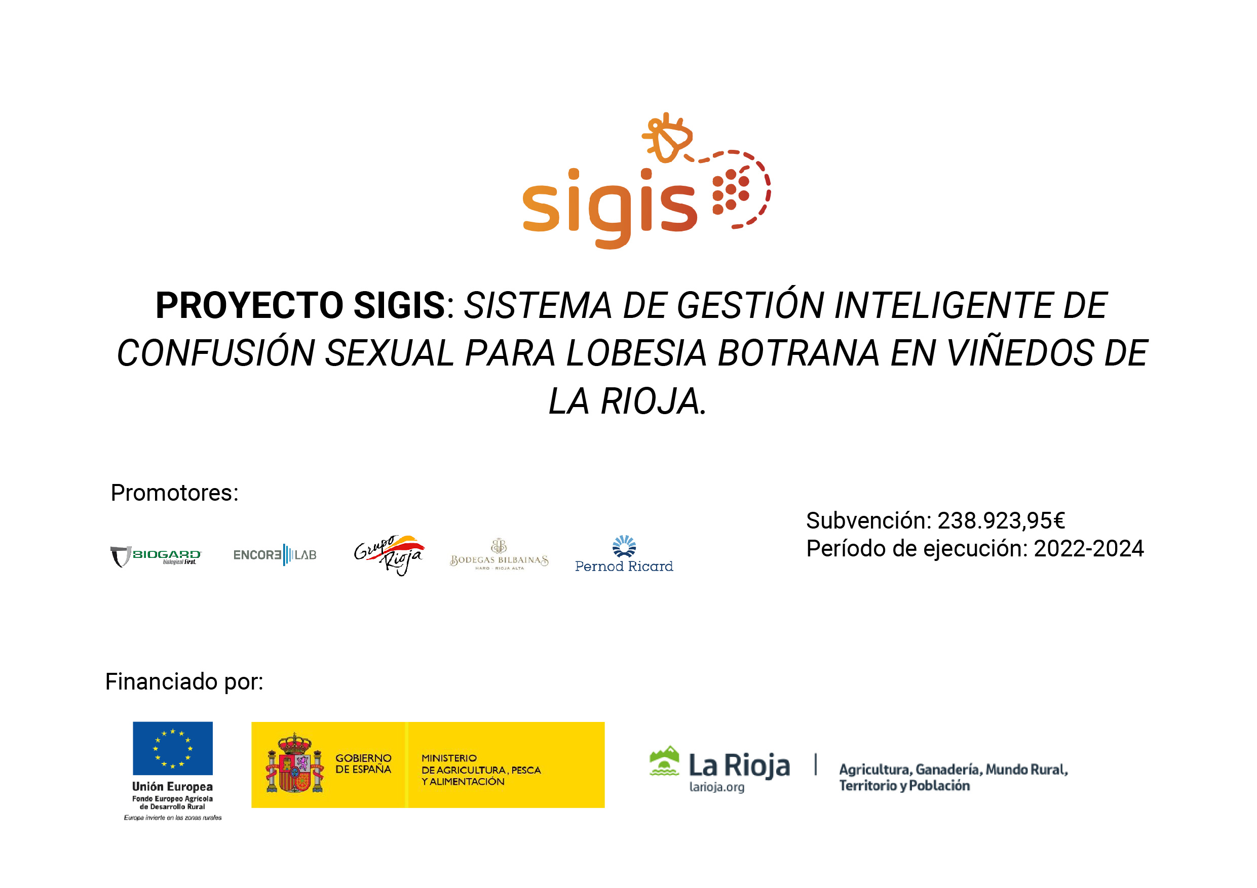 Inicio del proyecto SIGIS
